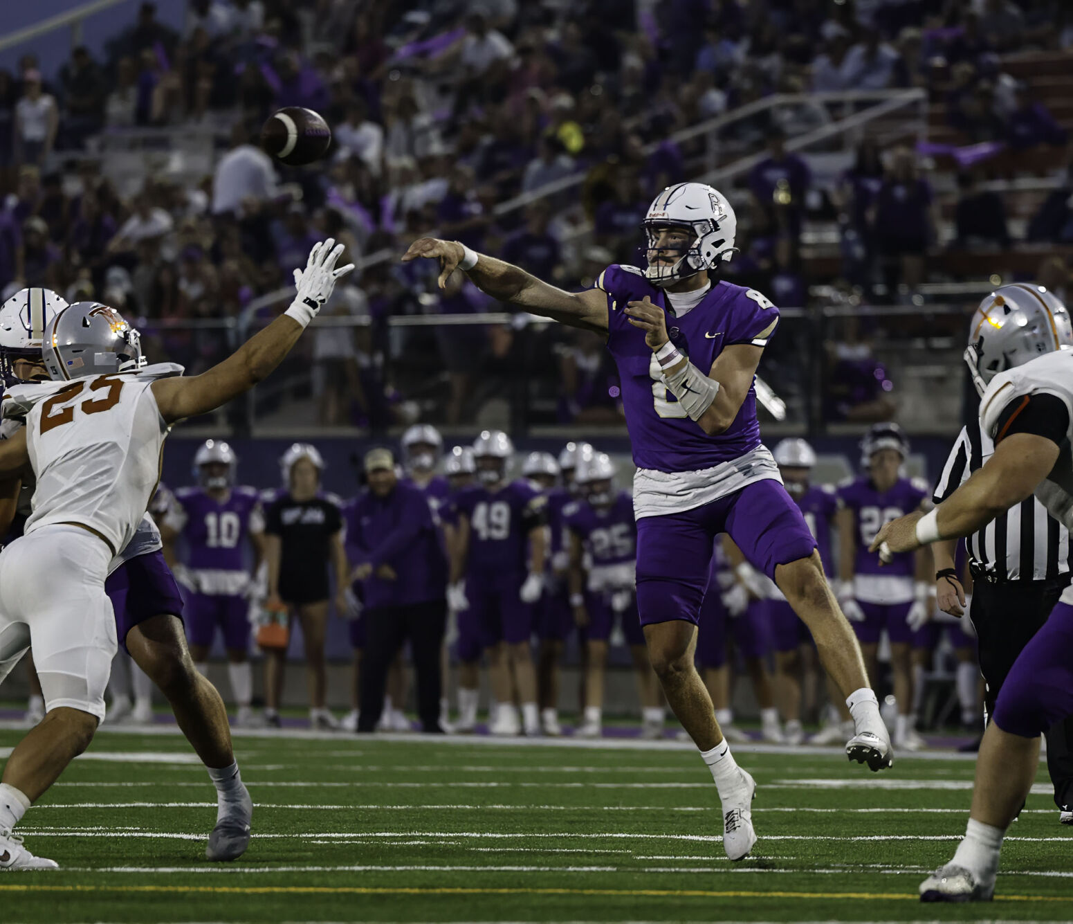 Tech's Wykece Johnson tramples Carroll in rivalry debut
