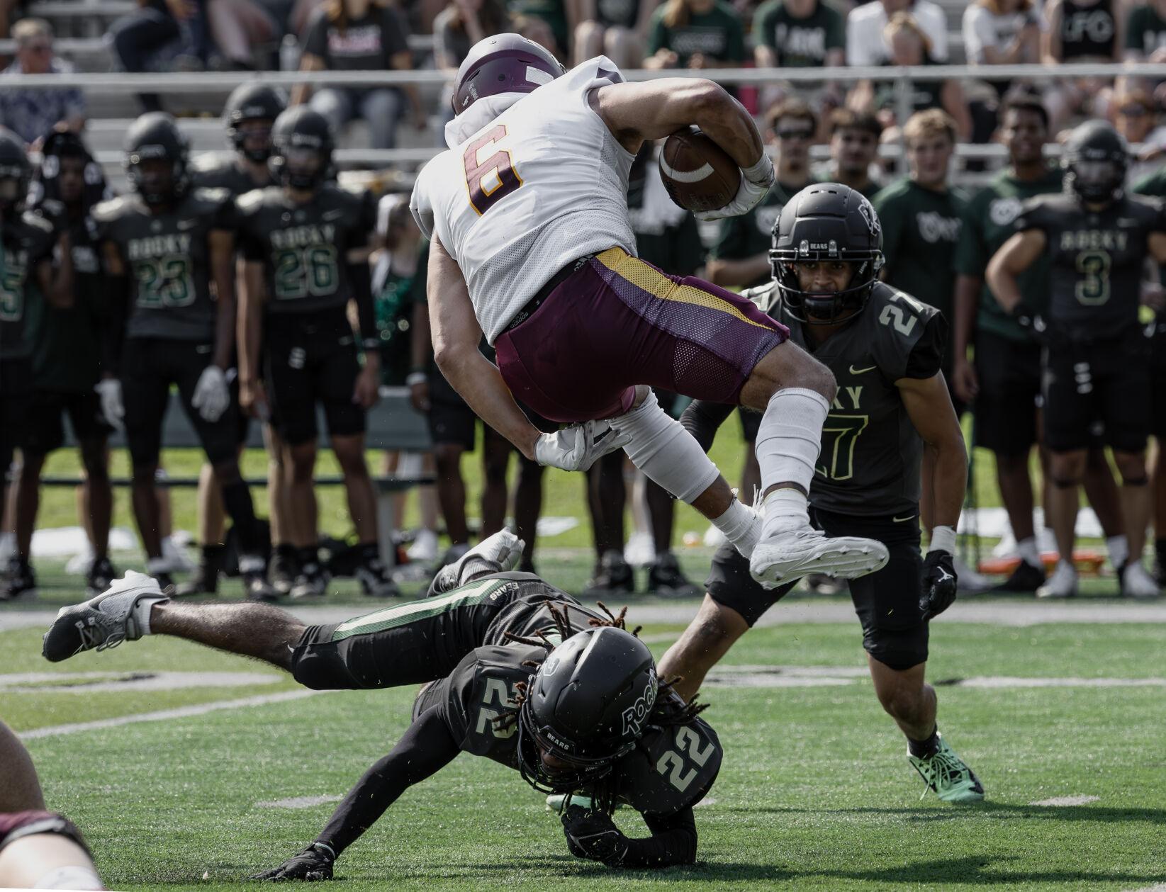Buell scores three, Rocky football fends off MSU-Northern