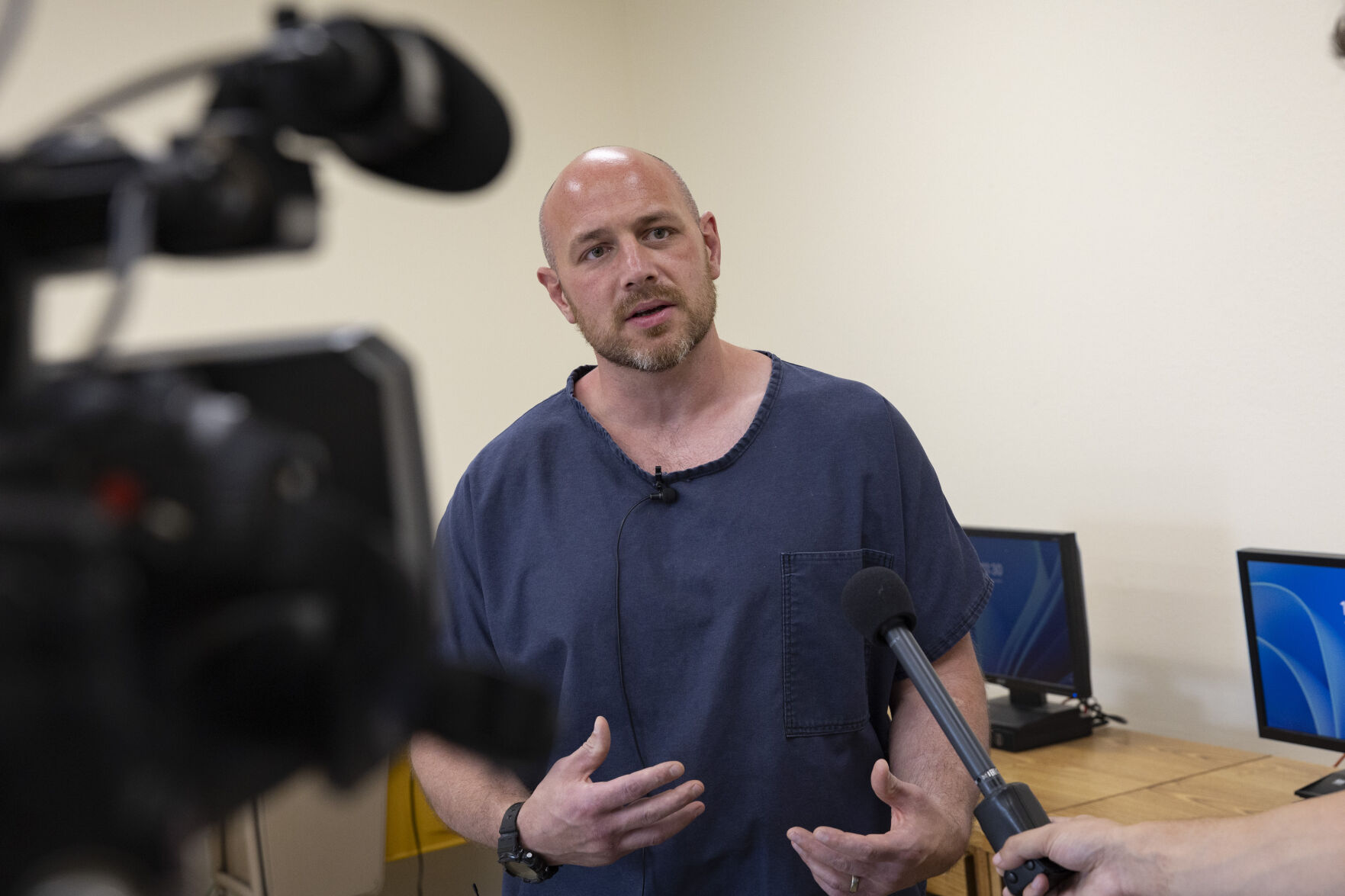 Ryan Leaf returns to Montana State Prison, speaks to inmates