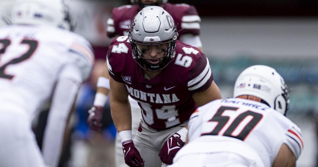 Montana Grizzlies Tyler Flink blue collar