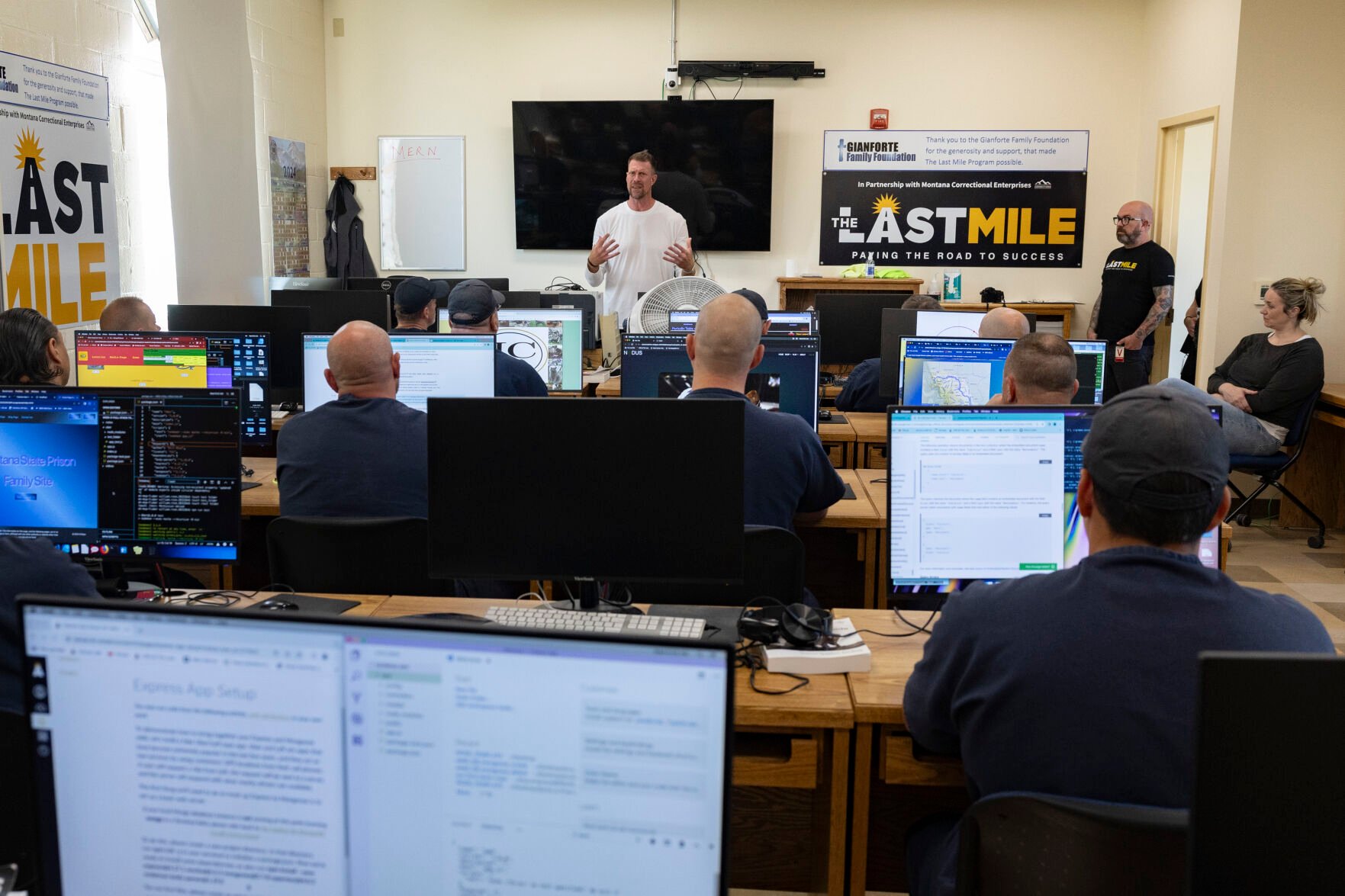 Ryan Leaf returns to Montana State Prison, speaks to inmates