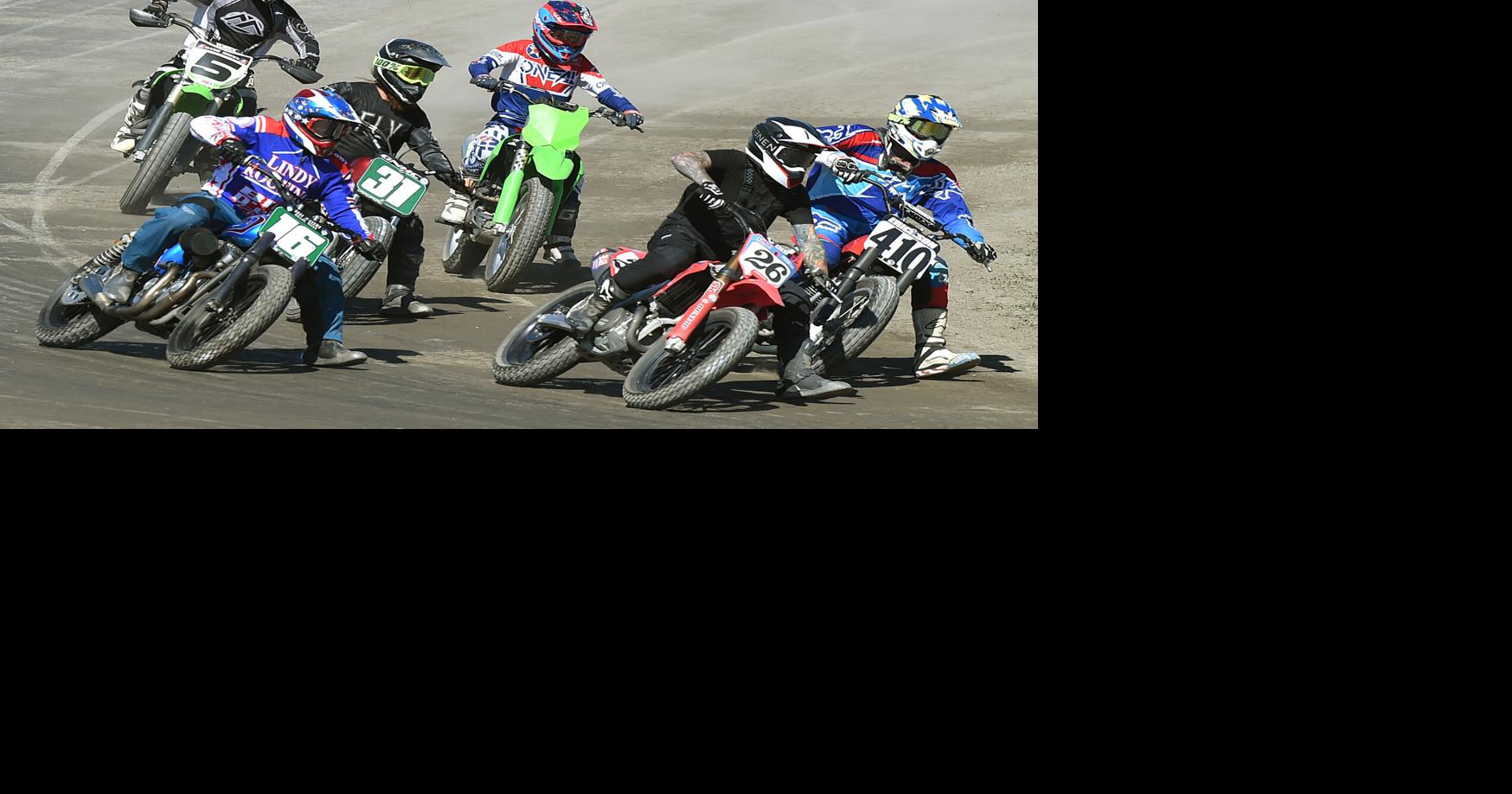 Flat track racing at the Billings Motorcycle Club
