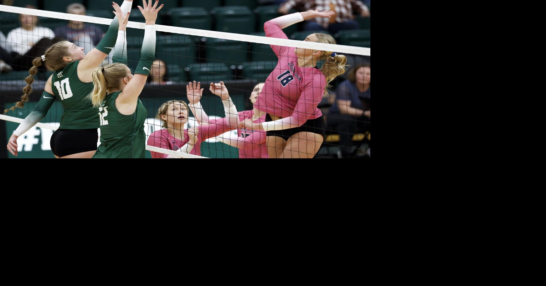 Photos from the Montana Tech, Dakota State volleyball game