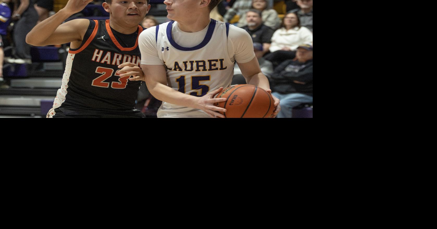 Hardin at Laurel basketball