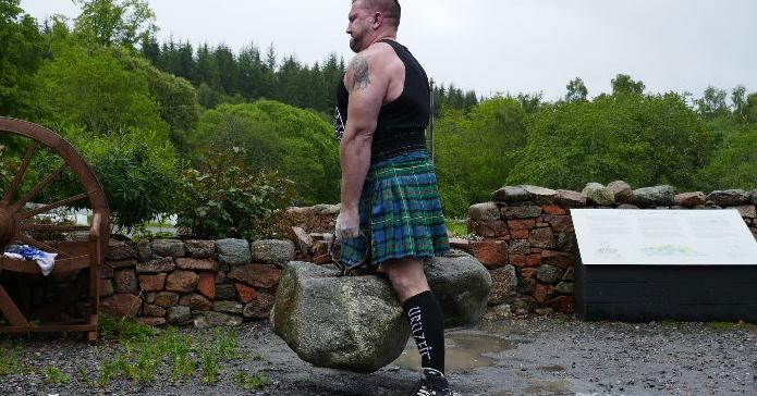 Billings Senior grad among 100 ever to have lifted Scotland's 733-pound ...