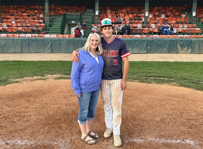 Nick Benson gets big hit for mom