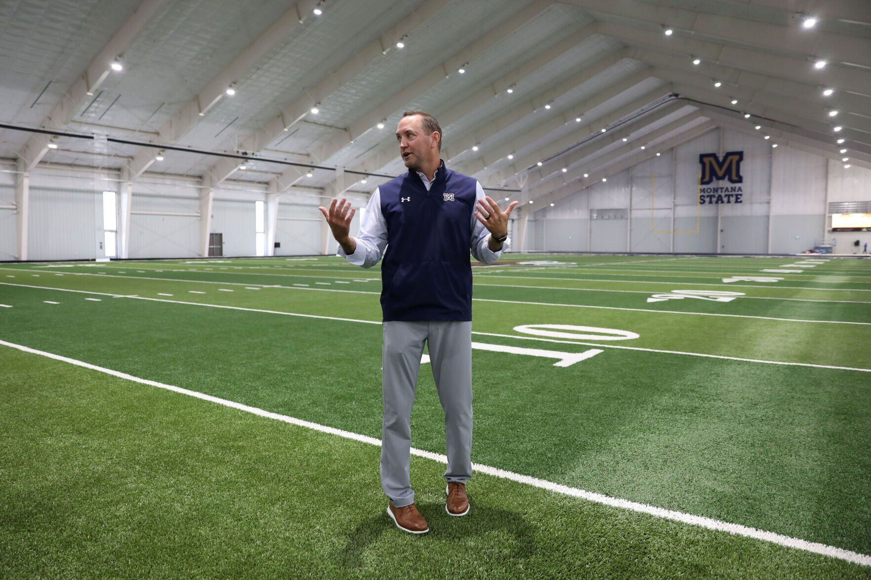 Montana State 'fired up' about indoor practice facility