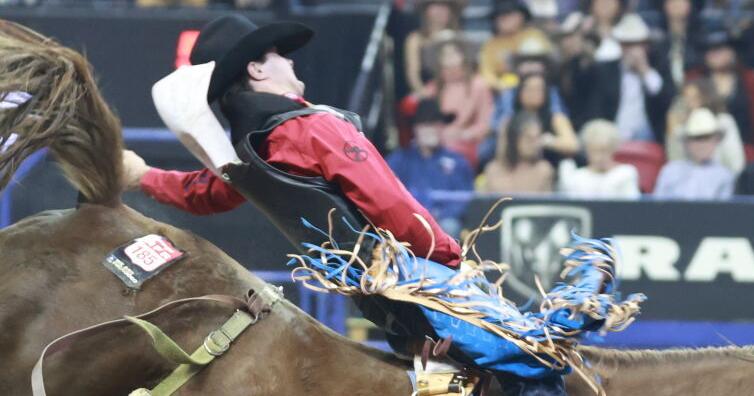 National Finals Rodeo: Wyoming's Cole Reiner wins bareback; Lisa ...