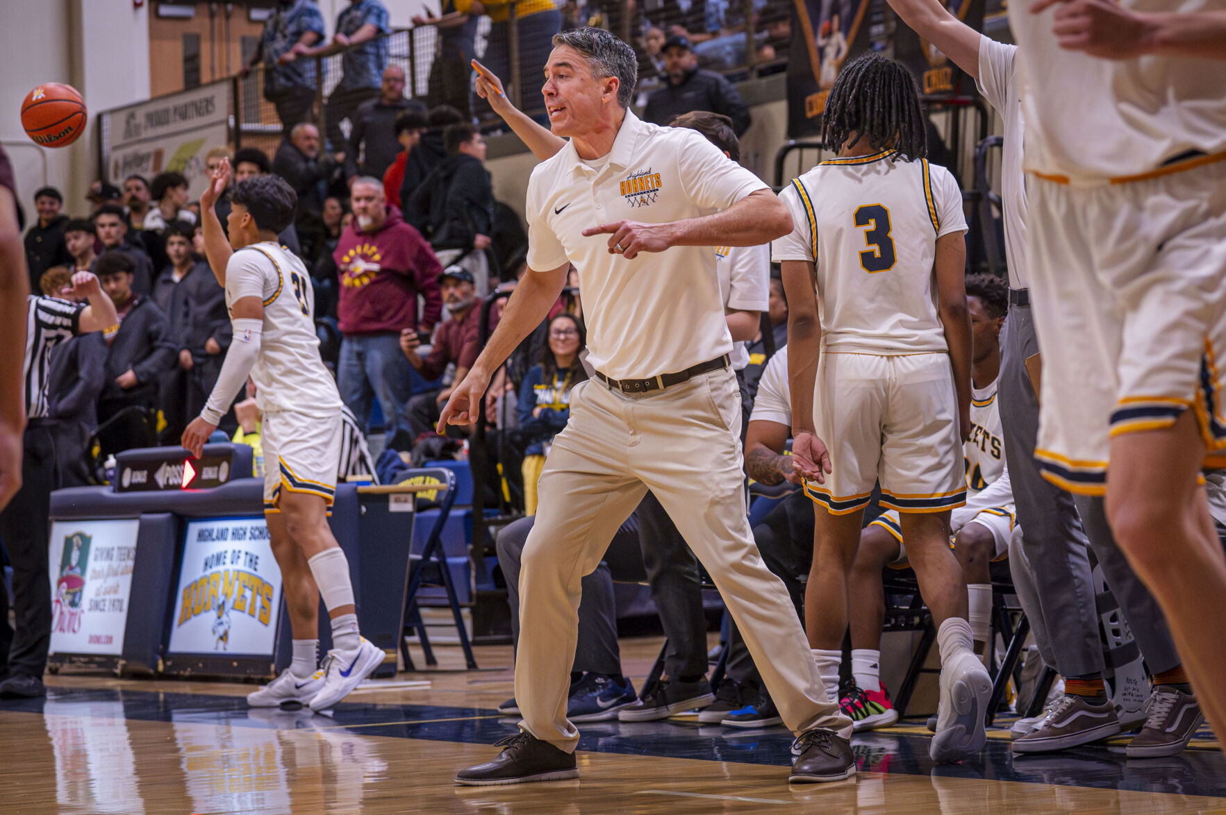 Take a look at Highland boys basketball's win over Valley: Photos ...