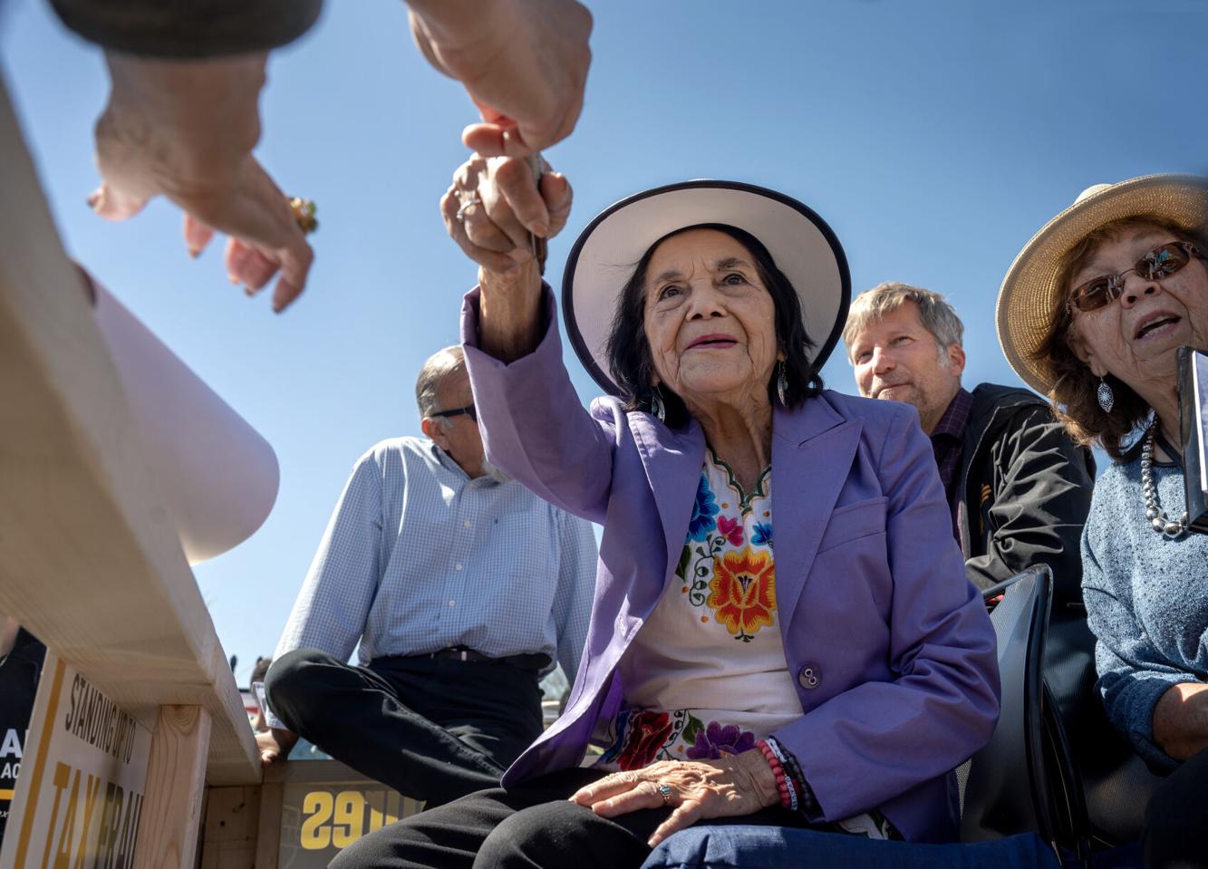 Photos: Dolores Huerta and others take part in the Cesar Chavez and ...