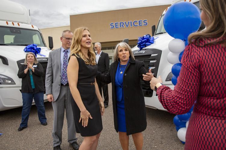 Goodwill unveils first EV semi-trucks in New Mexico with governor in ...