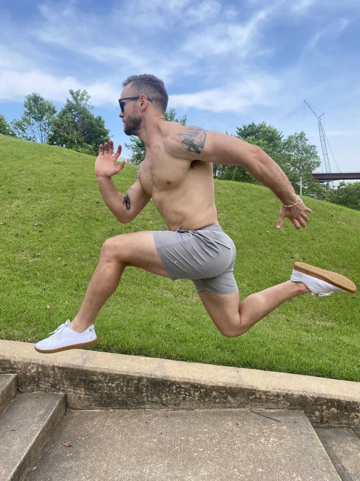 Social media fitness trainer Ben Barker develops workouts that can be ...