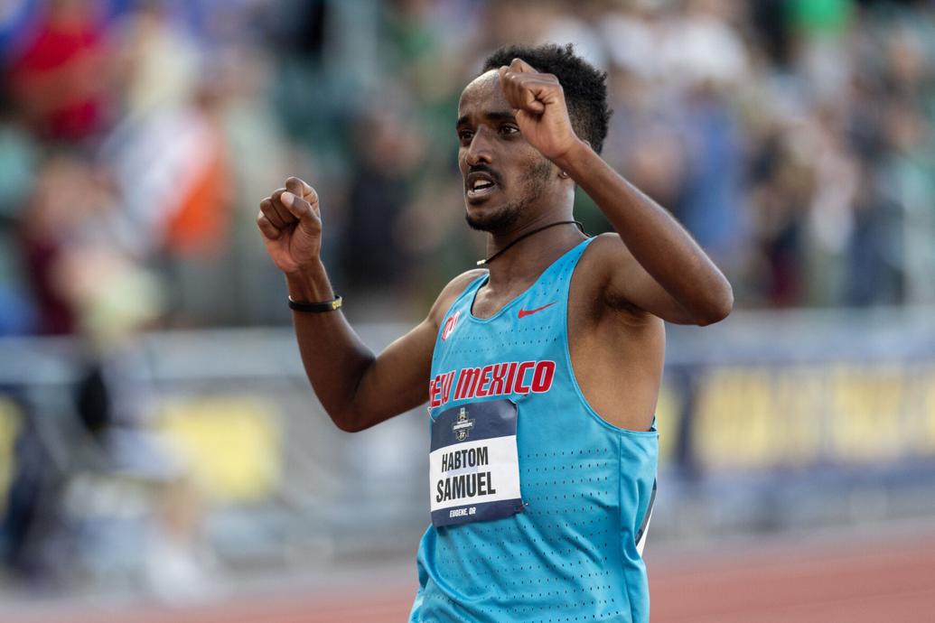 UNM freshman Habtom Samuel takes sixth in 5,000-meter final in NCAA ...