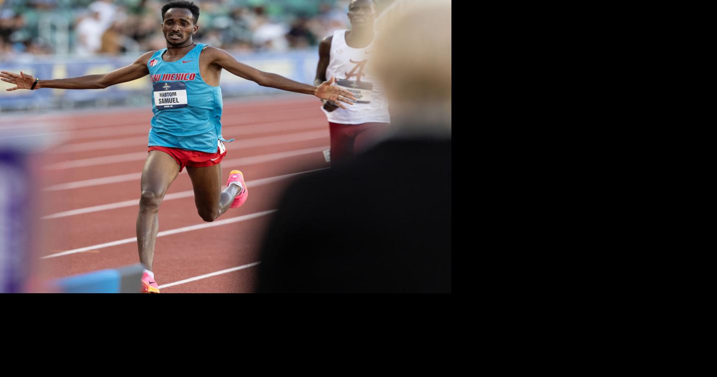 Top runner: UNM freshman Habtom Samuel wins NCAA 10,000 meters after ...