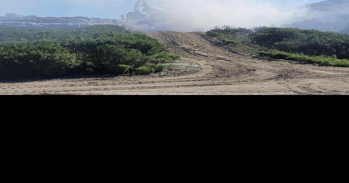 Dump fire extinguished on plastics hill | Happening Now | ack.net