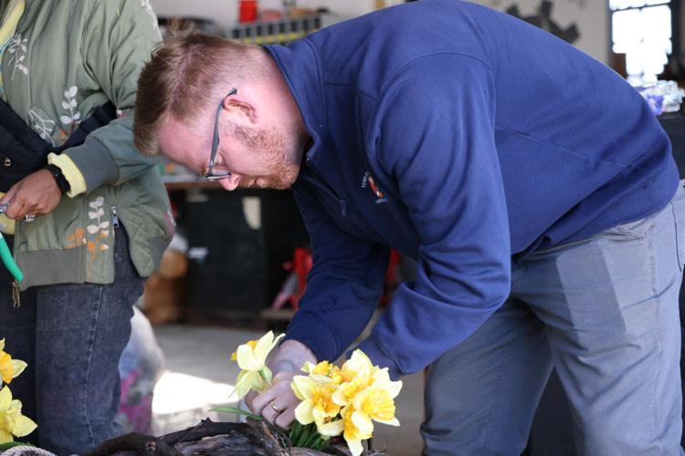 Photo Gallery: Daffodil wreath decoration at Station Brant Point ...
