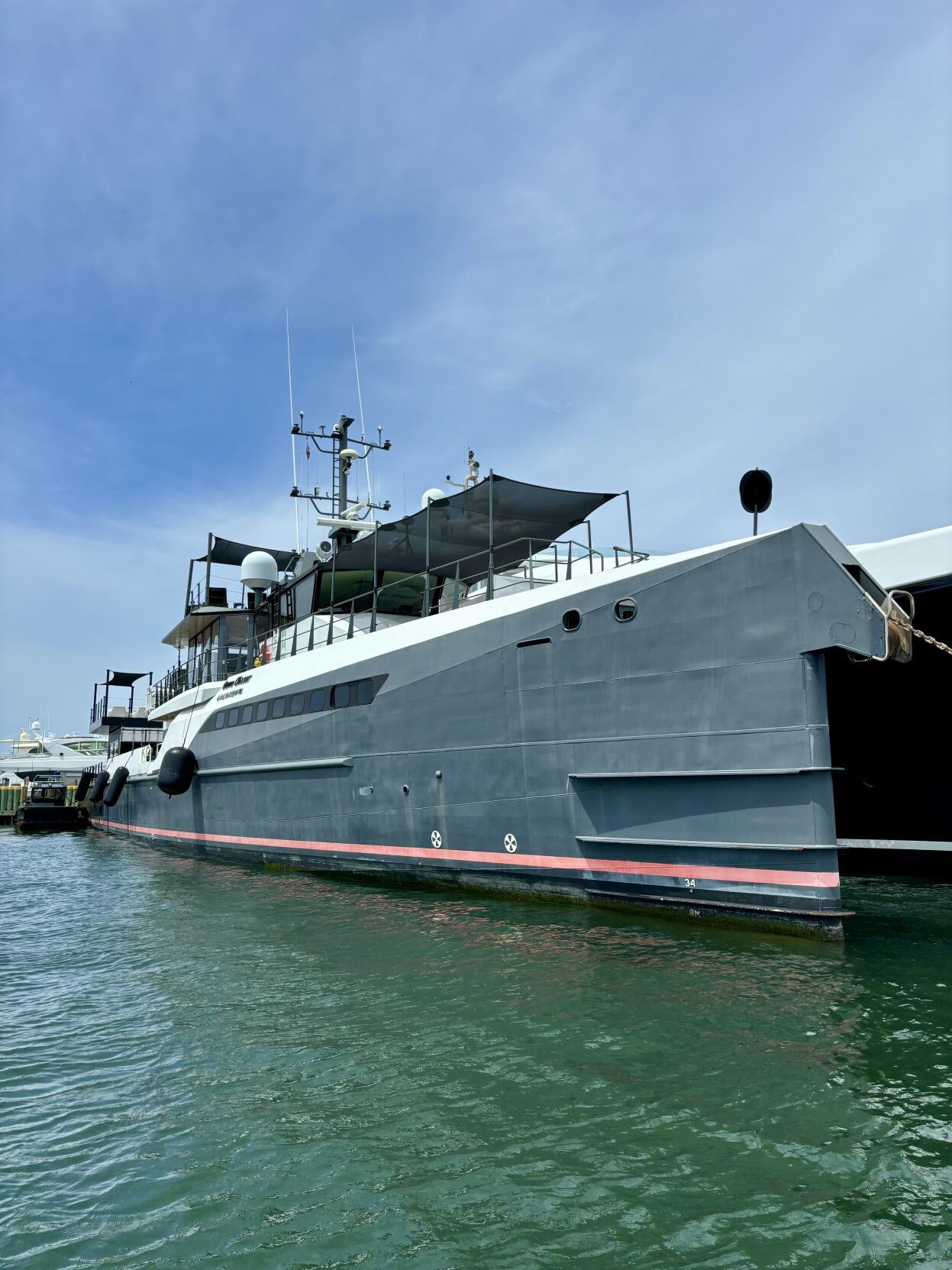 Luxury research vessel Gene Chaser spends weekend in Boat Basin ...