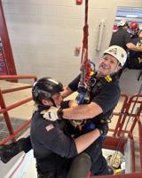 Photo Gallery: Fire Department rope-rescue training | Crime, Courts ...