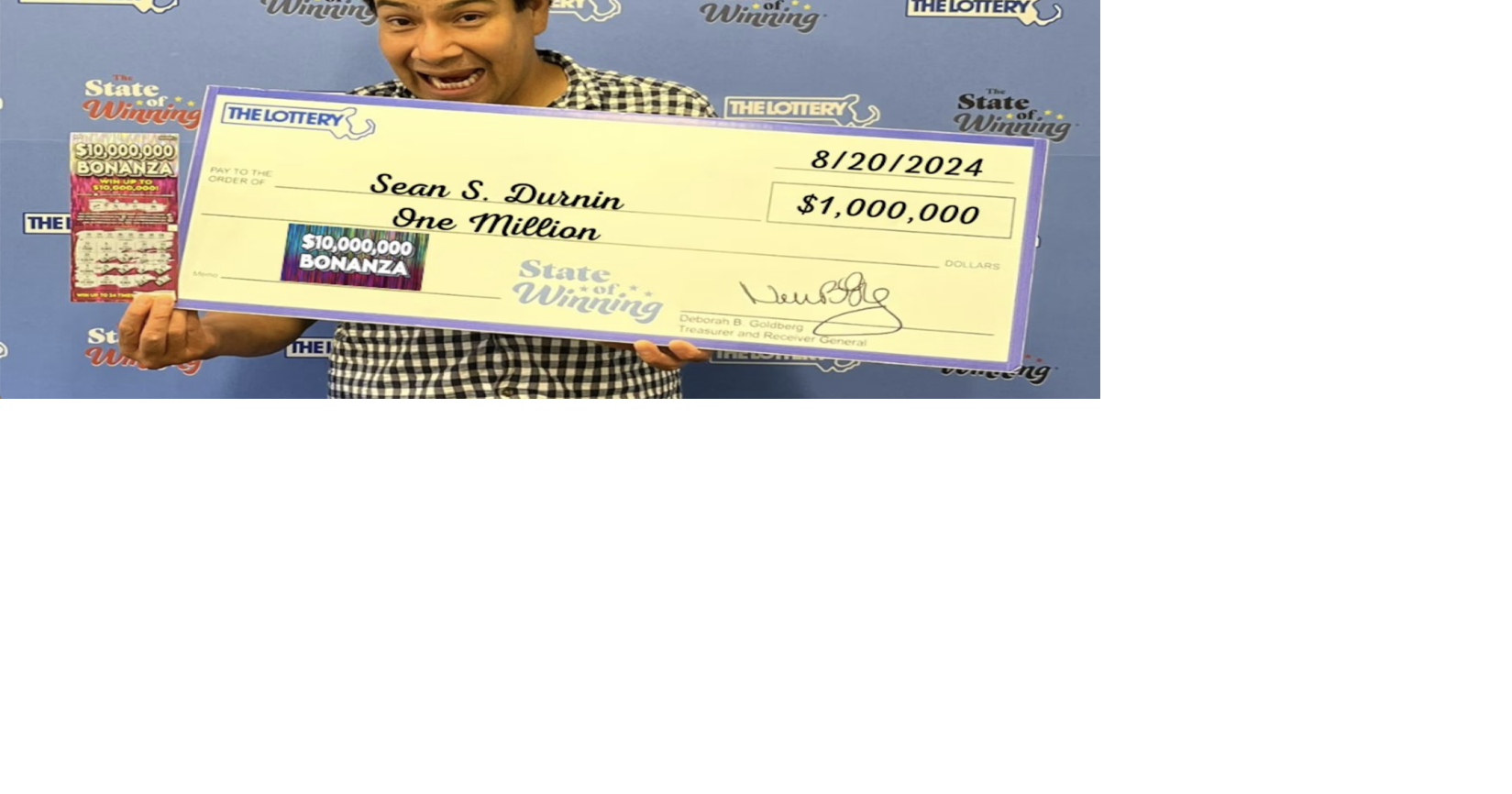 “Sushi Sean” wins $1 million on Old South Market scratch ticket | News ...
