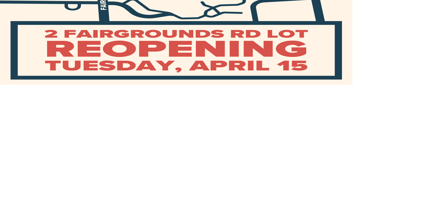 2 Fairgrounds town lot reopening Tuesday | Happening Now | ack.net