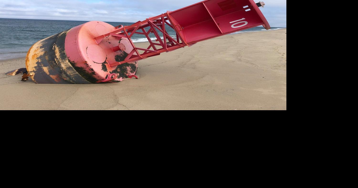 Wayward buoy washes ashore on Coskata | Transportation | ack.net
