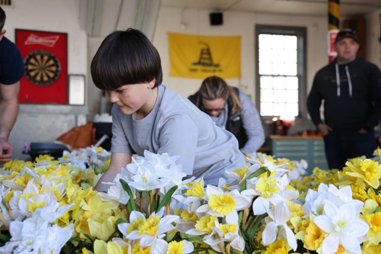 Photo Gallery: Daffodil wreath decoration at Station Brant Point ...