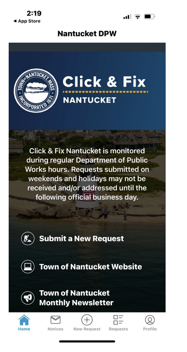 Town launches new “Click and Fix” app | Happening Now | ack.net