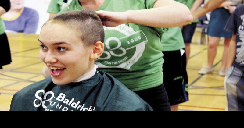 High school students shave heads for cancer awareness | | adowl ...