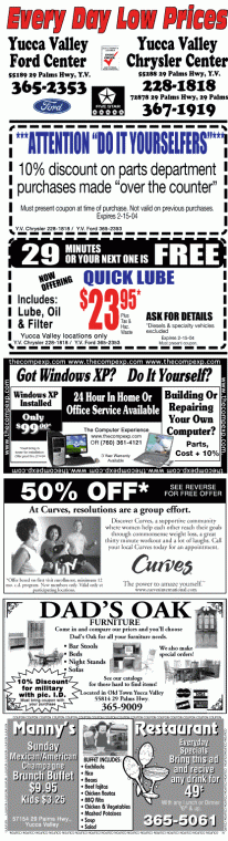 Clip & Save | Special Sections | adowl.hidesertstar.com