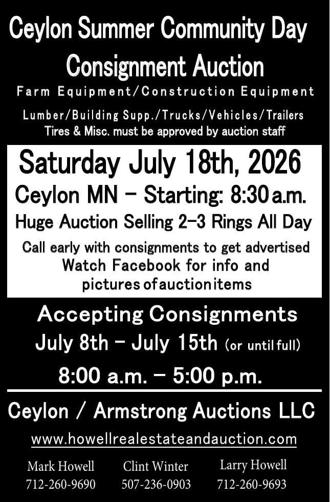 Ceylon Summer Community Day Consignment Auction