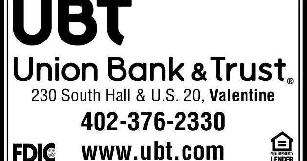UNION BANK Valentine - Ad from 2026-05-22