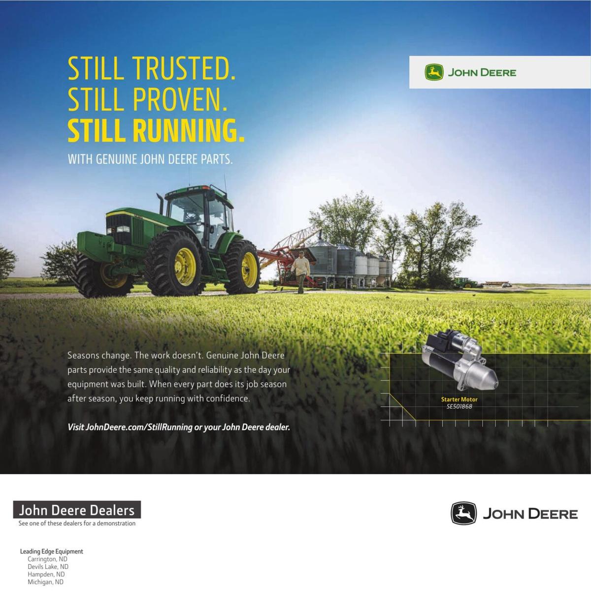 JOHN DEERE % JL FARMAKIS INC - Ad from 2026-01-09