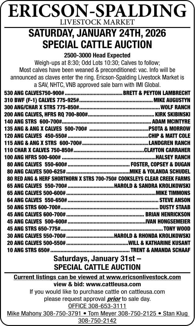 Ericson Spalding Livestock