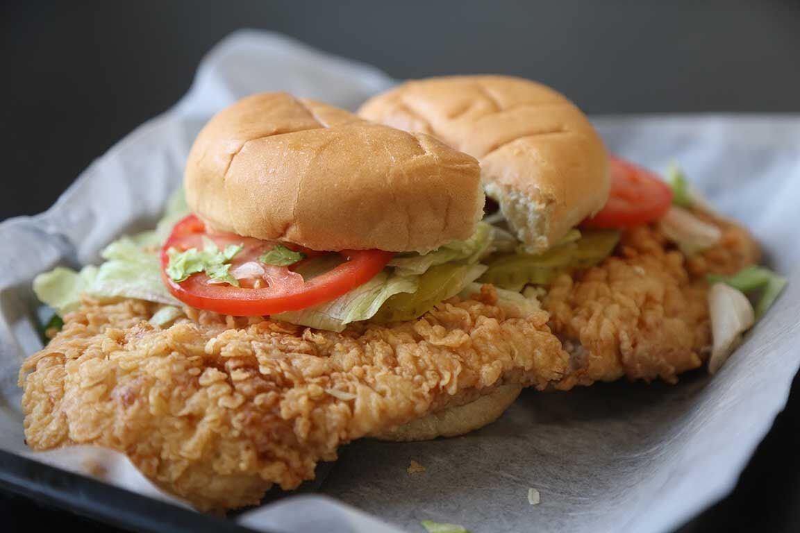 Breaded Pork Tenderloin Sandwiches recipe