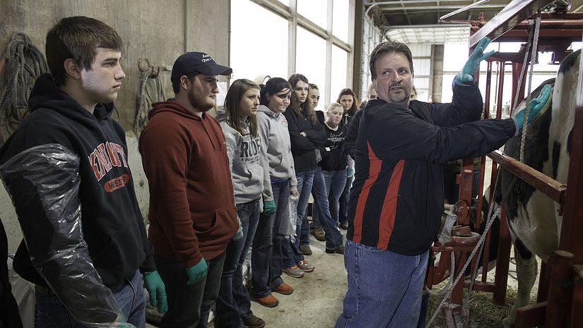 Dairy students focused, optimistic