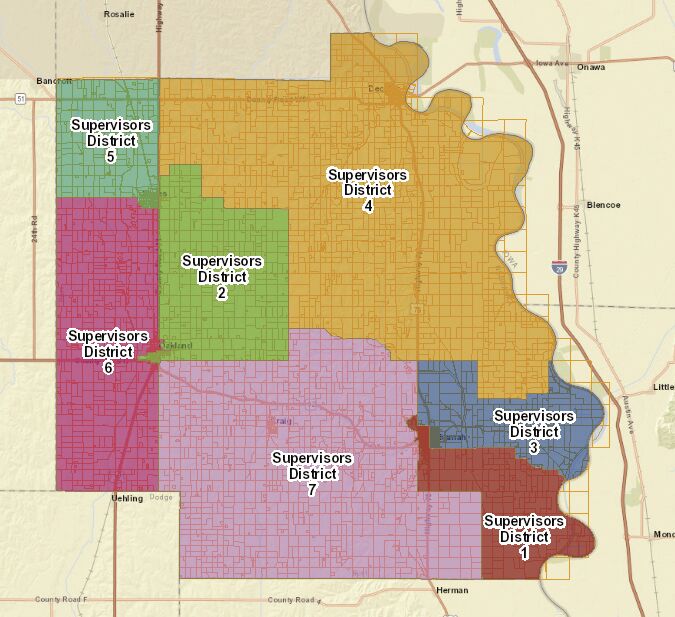 Supervisor district lines changed for next election