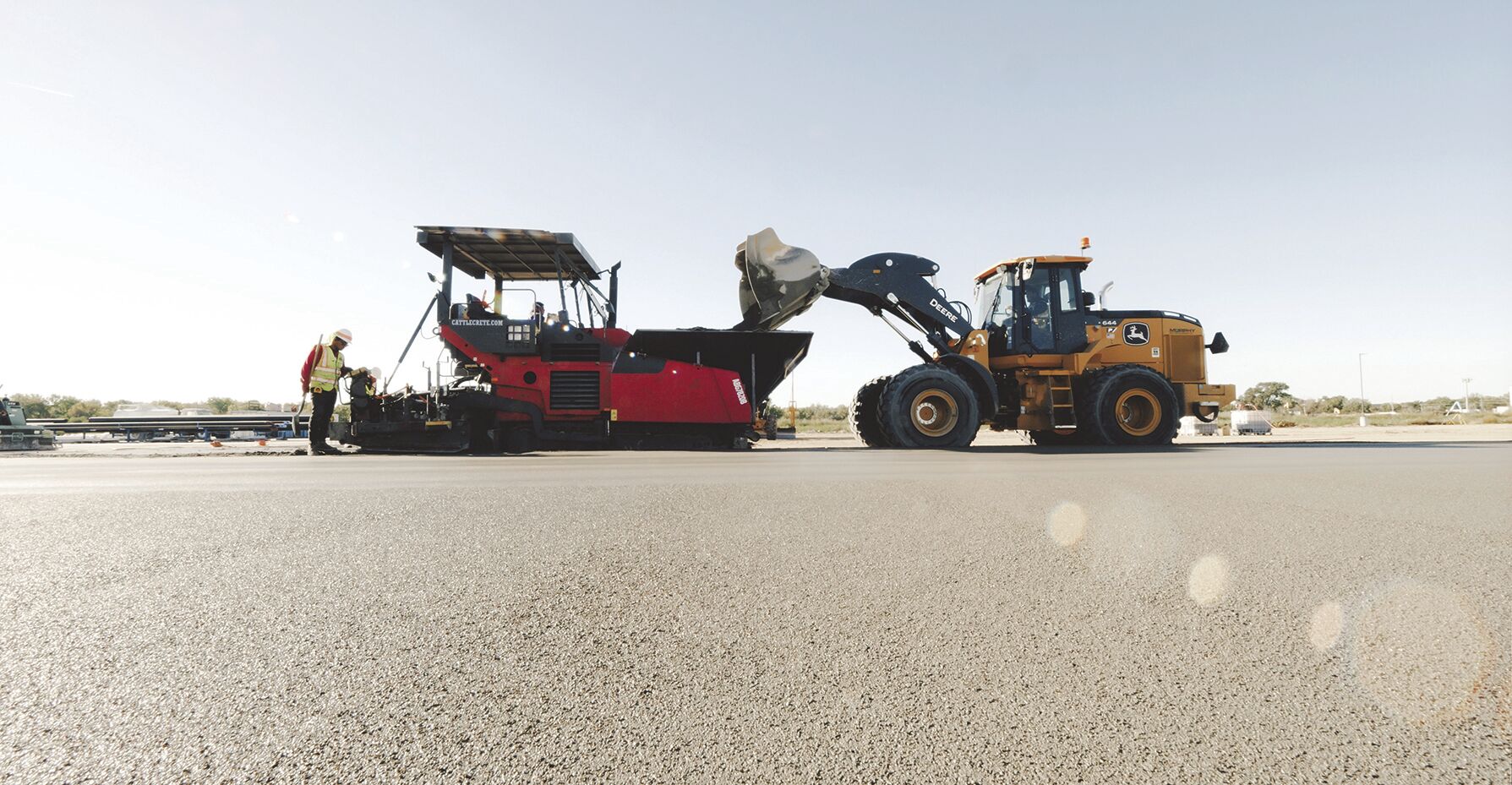 Roller compacted concrete is paving the way for the beef industry
