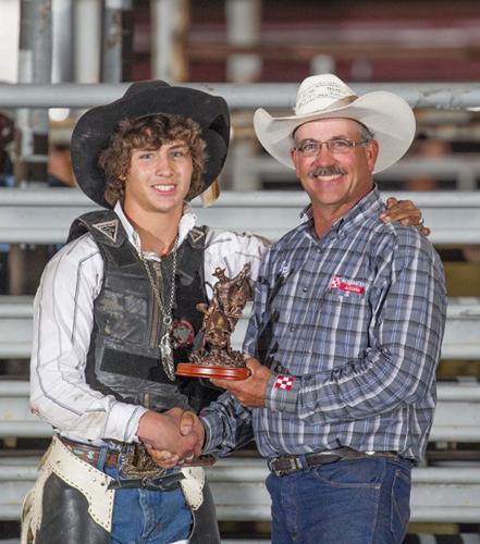 High school bull rider by day, champion by night