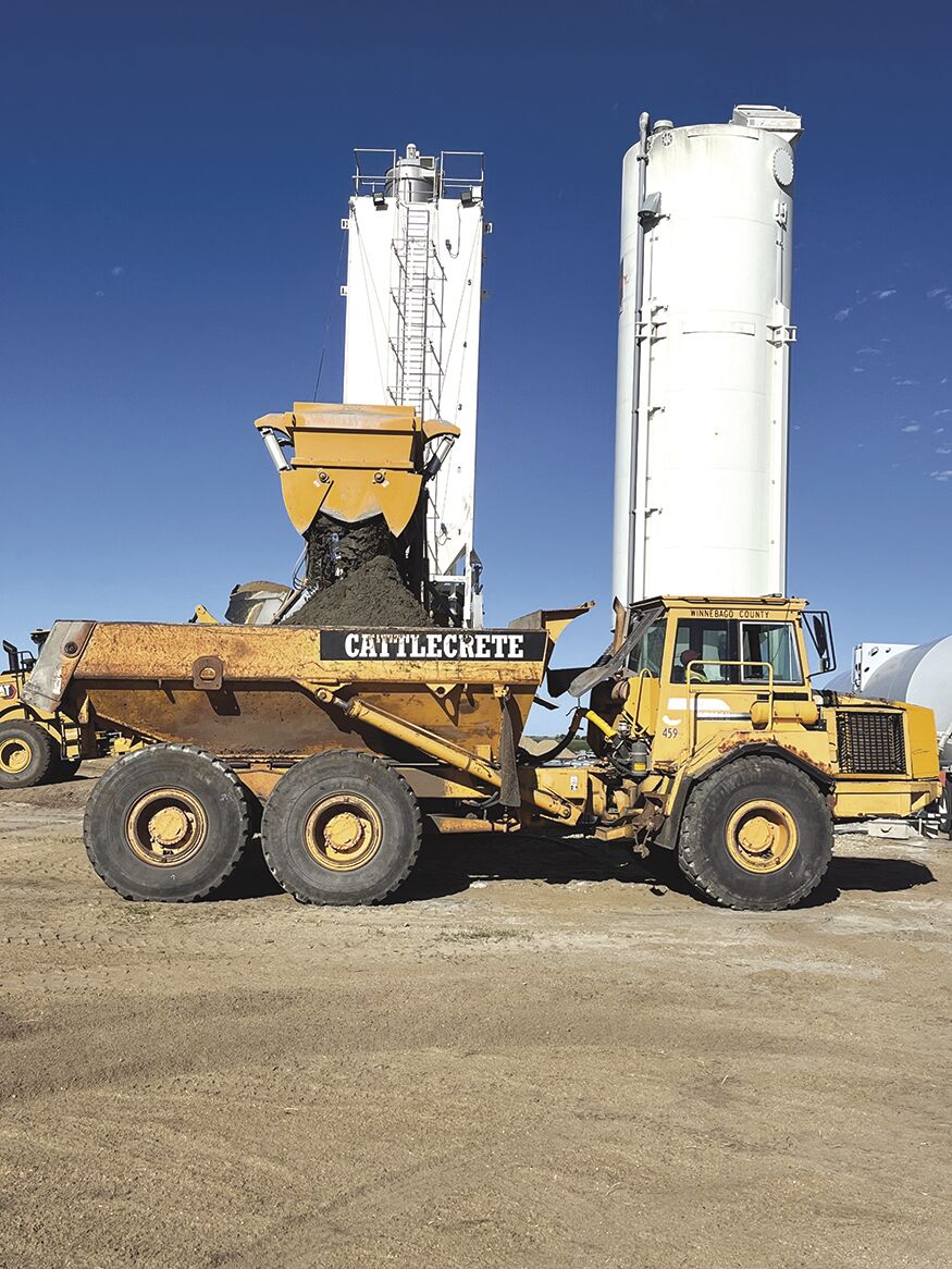 Roller compacted concrete is paving the way for the beef industry