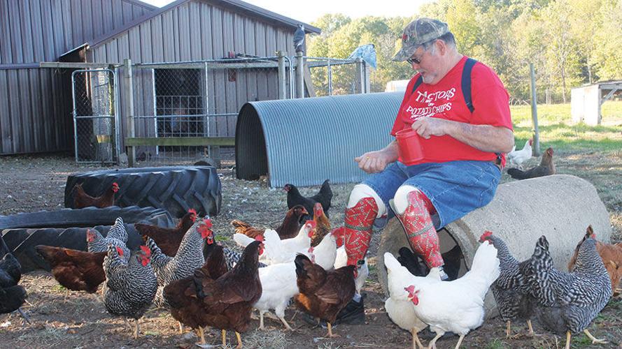 Illinois farmer offers message of hope after loss of his legs