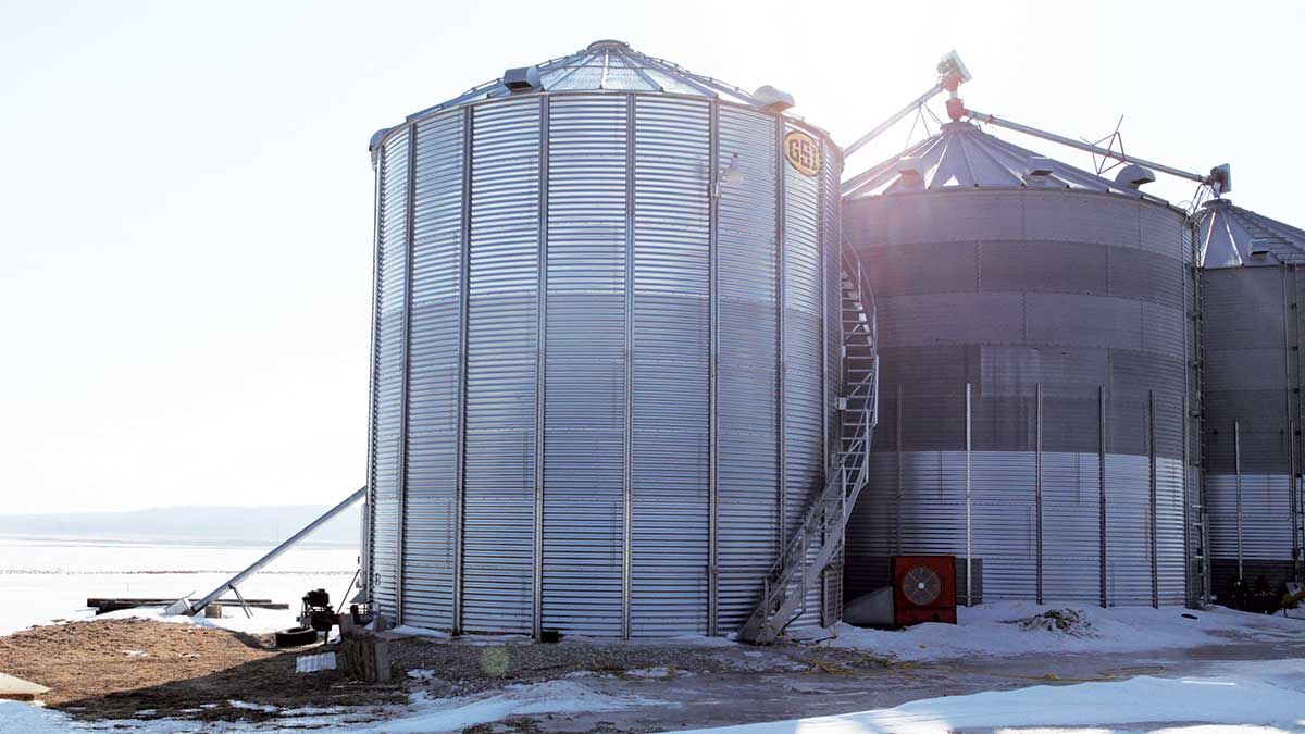 Cold temps can be used to preserve grain