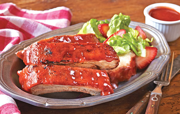 Strawberries satisfy in sweet, savory entrées