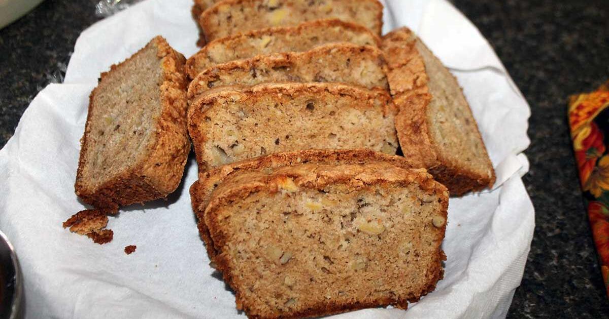 Apple Black Walnut Bread