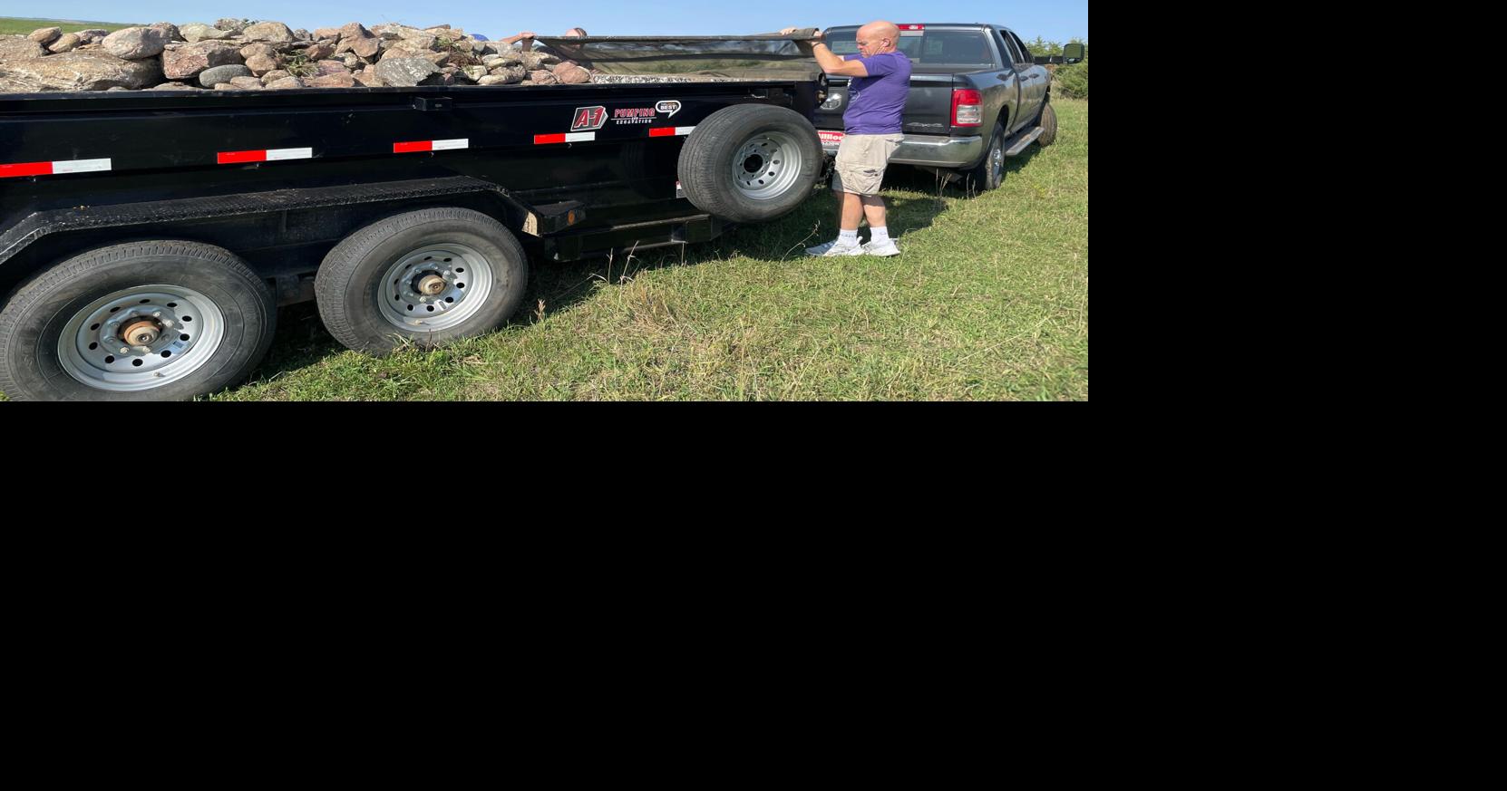 A fieldstone foundation