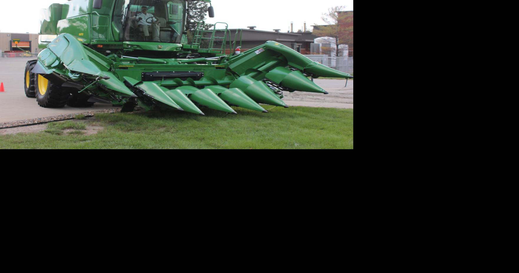 corn combine john deere