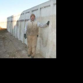 Concrete manure pit walls make good feed bunker