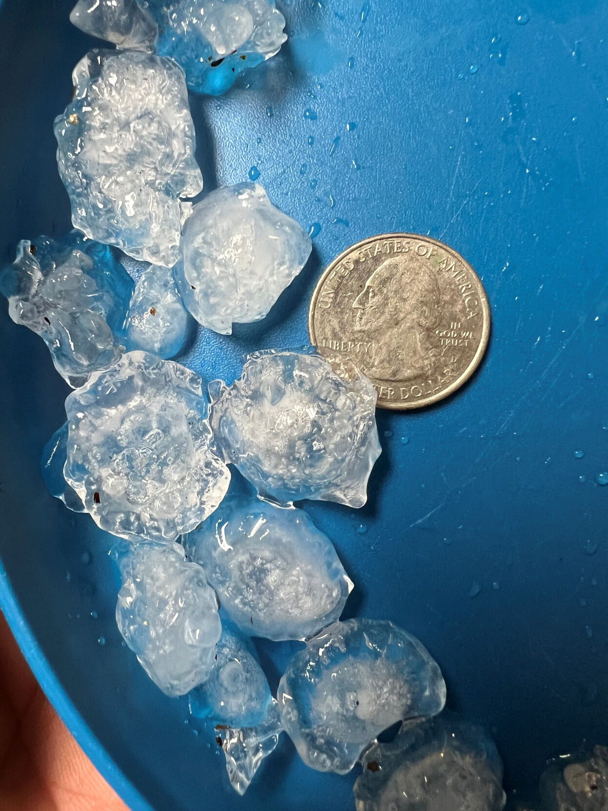 West River storms bring needed moisture, unwelcome hail
