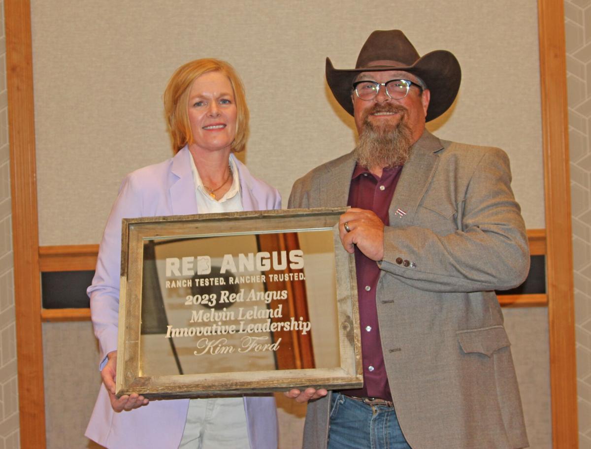Ford Honored with Red Angus leadership award