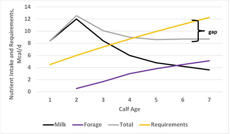 Predicting pre-weaning calf growth for marketing decisions