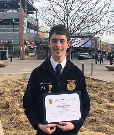 Petersen earns high FFA honor